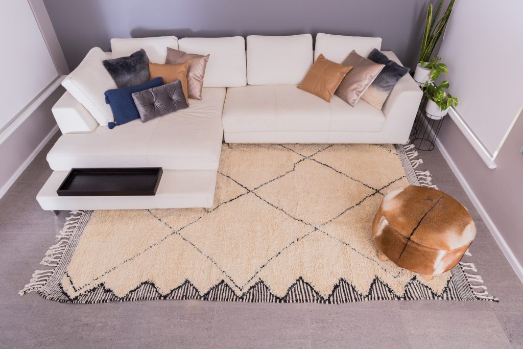 Giza Diamond Patterned Berber Rug | Adamas Lux