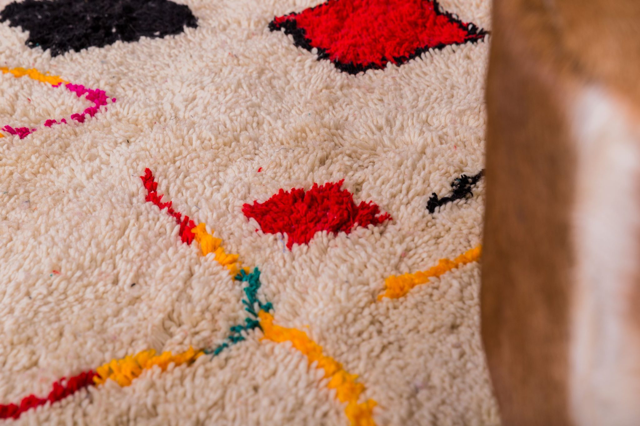 Alana Wool Moroccan Azilal Rug | Adamas Lux